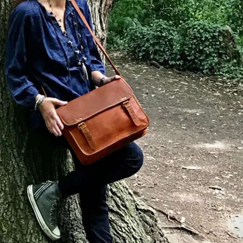 Eco-Friendly Fashion: The Sustainability of Rustic Town Leather Satchel ...